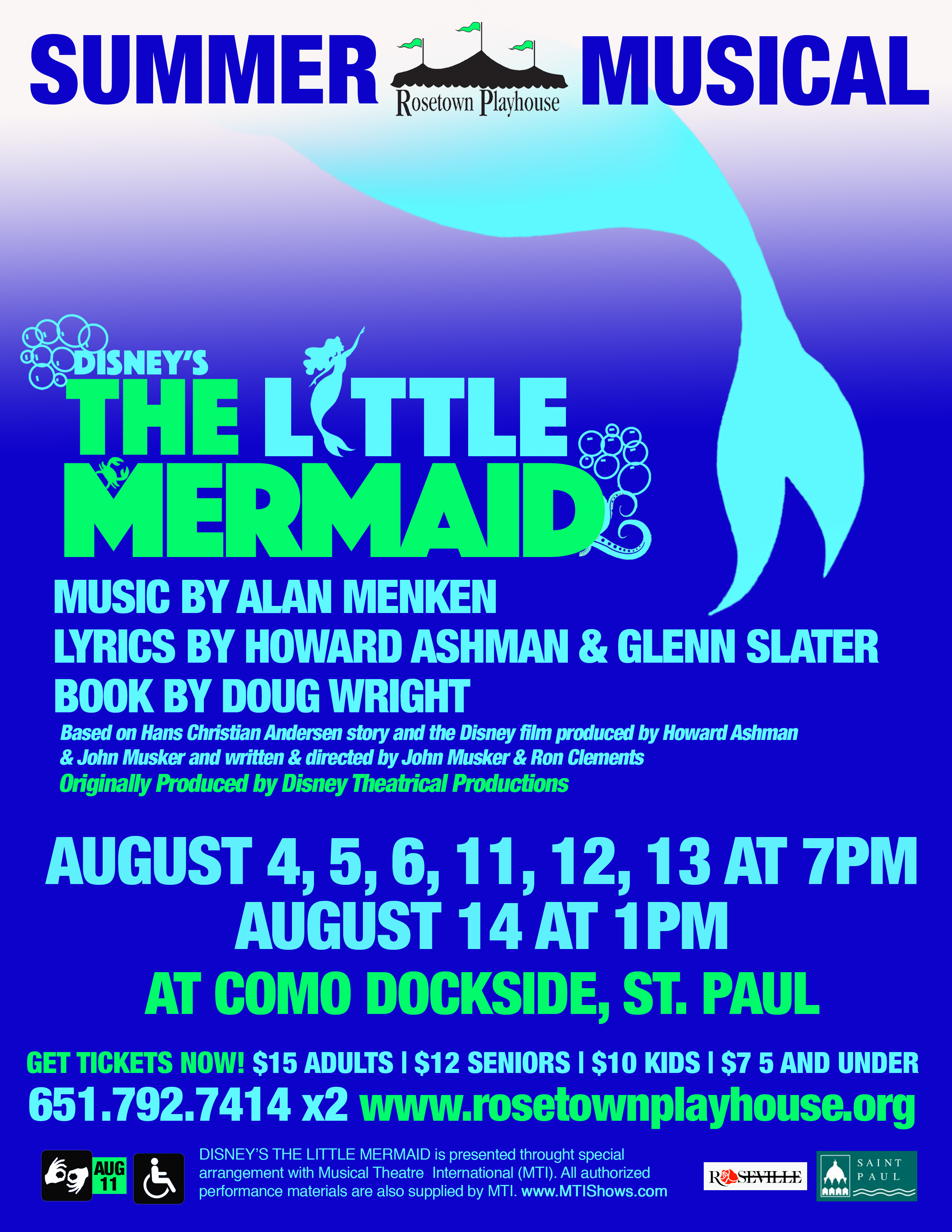 The Little Mermaid – Rosetown Playhouse